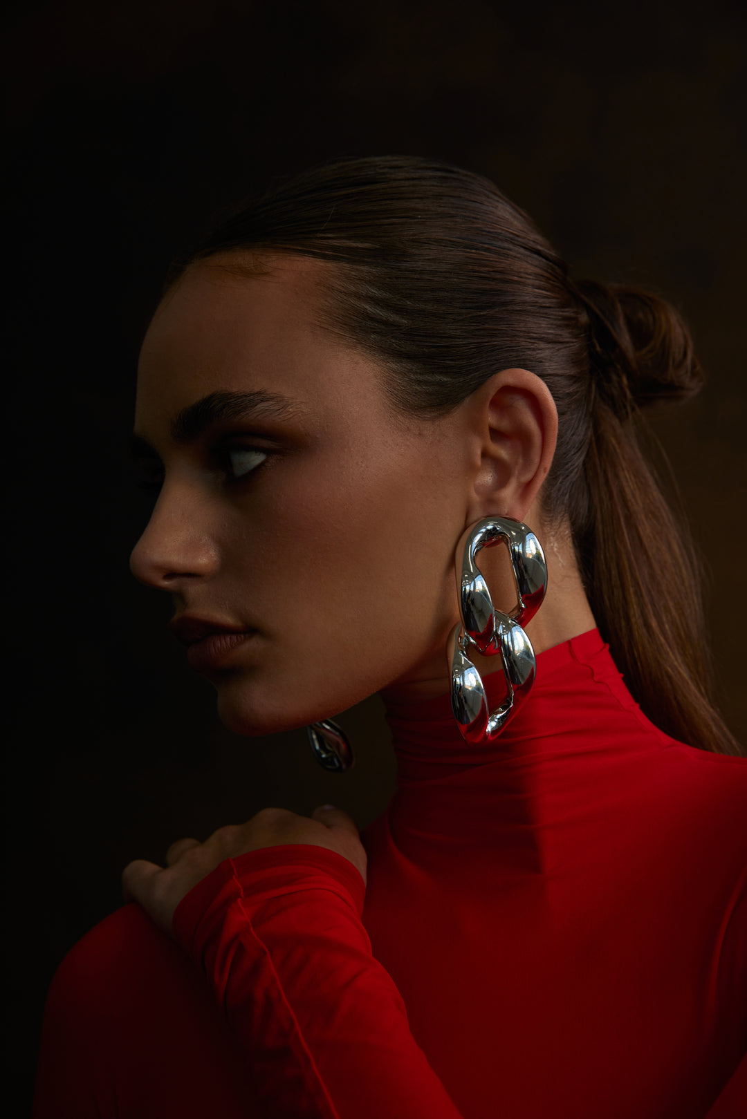 Double Link Earrings I Silver – NOAH The Label